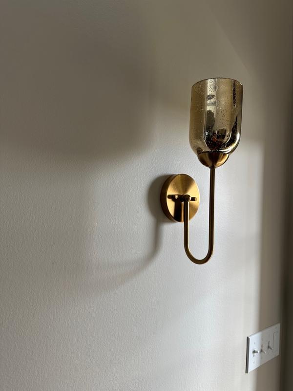 LNC Euniecstasy 4.7-in W 1-Light Polished Gold Modern/Contemporary Led ...
