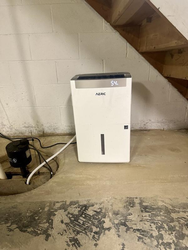 Aeric 50-Pint 3-Speed Dehumidifier ENERGY STAR (For Rooms 3001+ Sq ft ...