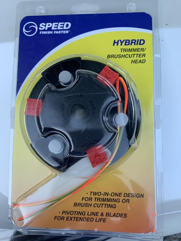 SPEED Universal Fit String Trimmer Head with Blades - Two-in-One Design ...