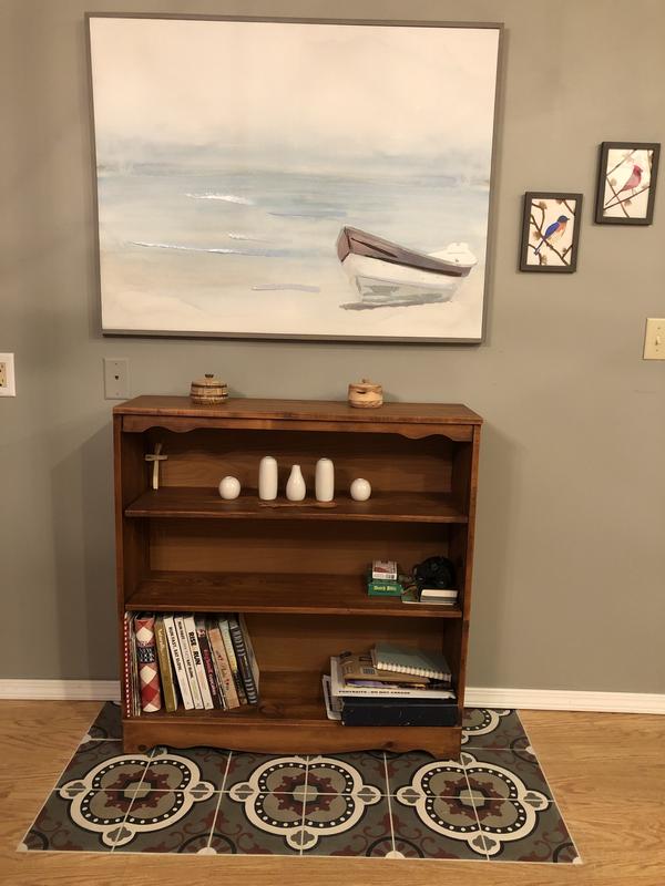 The Tile Life Art Deco Grenade Red 8-in x 8-in Matte Porcelain ...