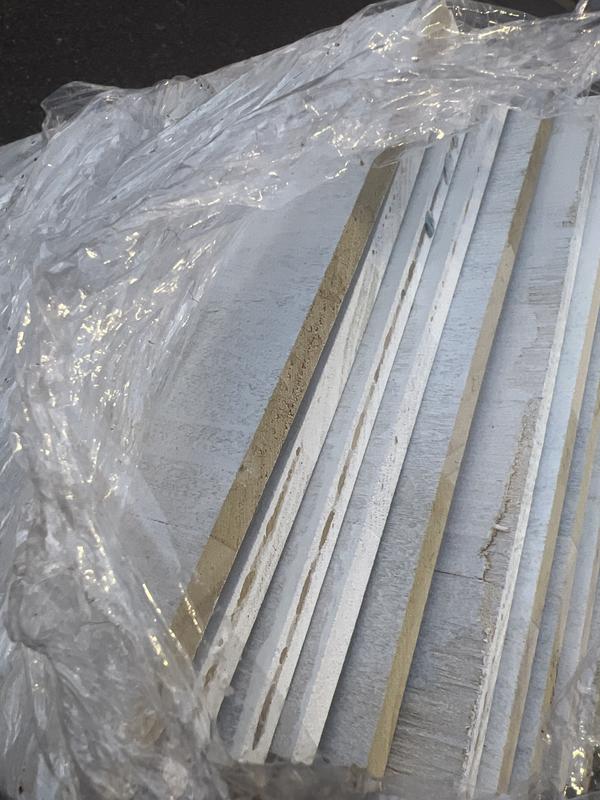 RetroRiser 42-in x 7.5-in x 0.3437-in White Poplar Wood Stair Riser in ...