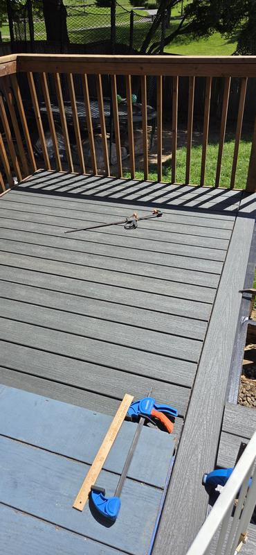 Trex Enhance Basics 1-in x 6-in x 12-ft Clam Shell Grooved/Scalloped ...
