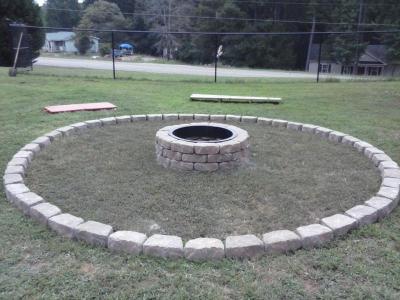 Shop Oldcastle Allegheny Round Concrete Fire Pit Kit 43.5in W x 12.5in ...