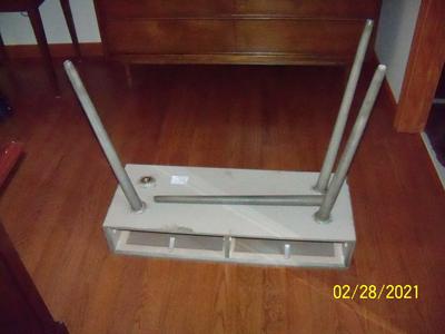 allen + roth 33.75-in Brown Modern/Contemporary Writing desk in the ...