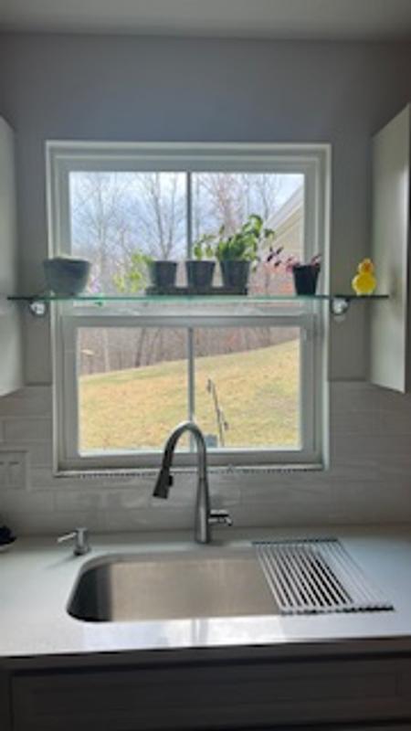 Fab Glass and Mirror 8-in L x 36-in D x 0.37-in H Clear Glass ...