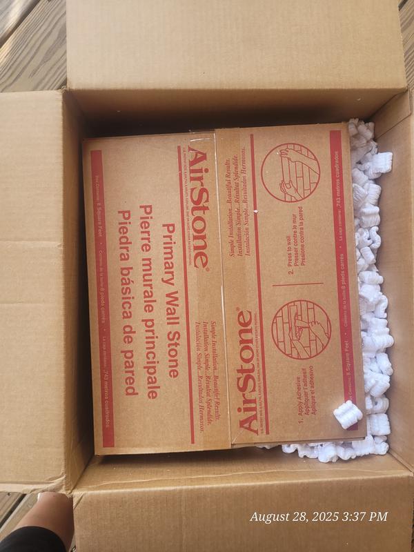 AirStone Spring Creek 8-sq ft Gray Faux Stone Veneer CLSCFIO at Lowes.com