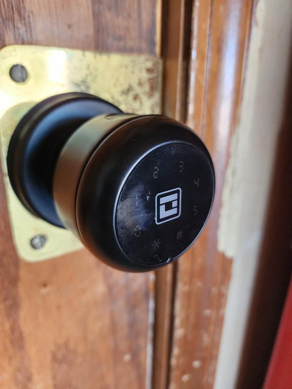 Geek Smart Smart Knob Lock Mars Plus Matt Black Smart Lock Electronic ...