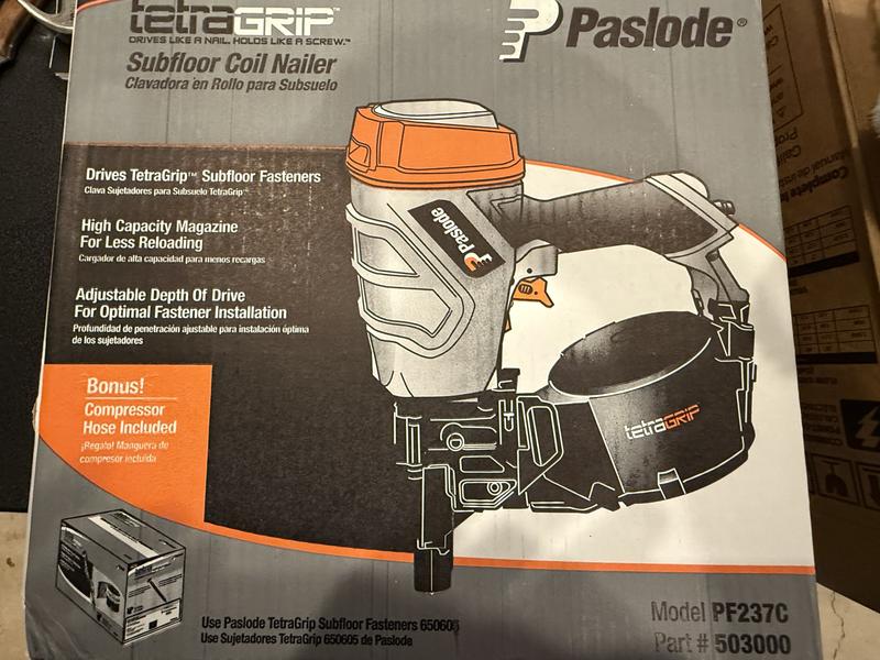 Paslode tetraGRIP 2-3/8-in Pneumatic Flooring Nailer 503000 at Lowes.com