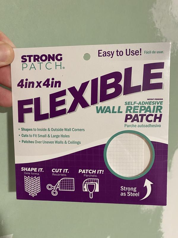 STRONG-PATCH 6-in x 6-in Plastic Drywall Repair Patch SP6X6FP3P at ...