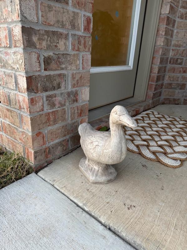 Athens Stonecasting 14-in H x 16-in W Brown Animal Garden Statue in the ...