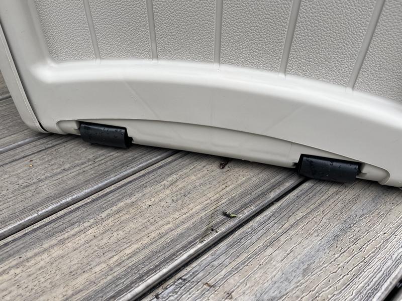 Suncast Medium 73-Gallon Stoney Plastic Deck Box in the Deck Boxes ...