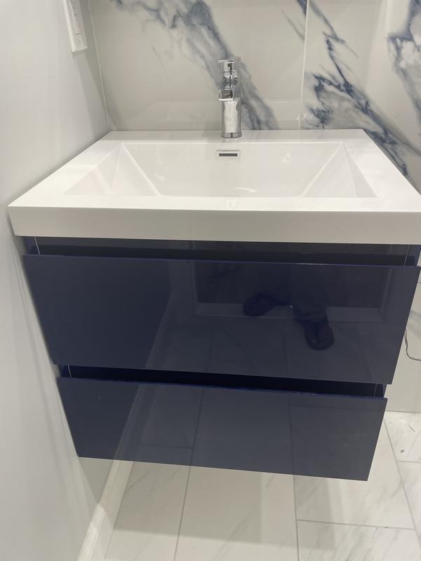 Moreno Bath Moreno Dolce 24-in Rosewood Single Sink Bathroom Vanity ...