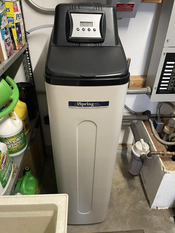 iSpring WCS45KG Whole House Water Softener 45000-Grain Water Softener ...