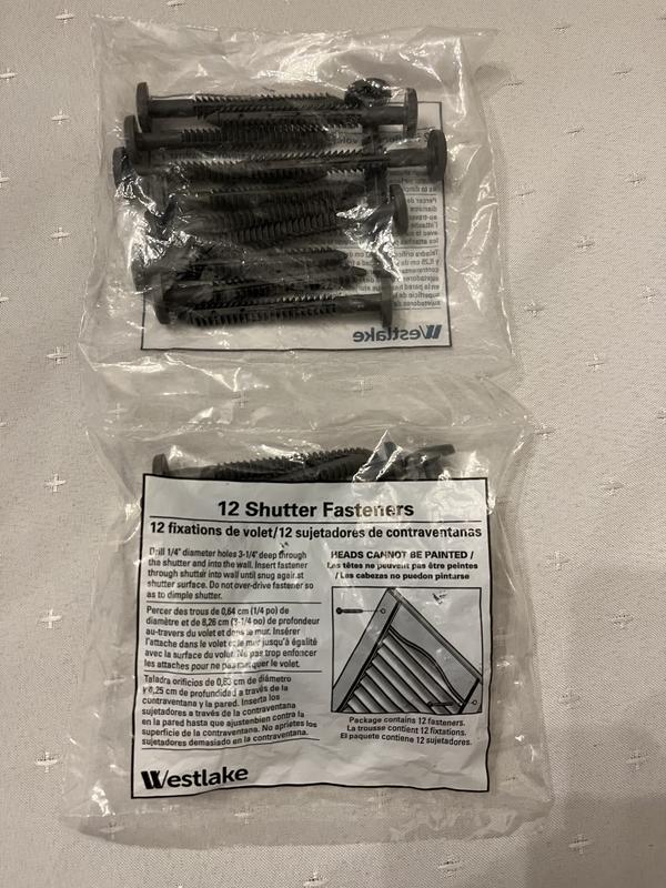 Vantage 12 -Pack Fasteners for Exterior Shutters in the Exterior ...