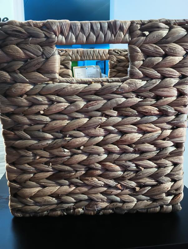 allen + roth Natural Baskets (10.5-in W x 11-in H x 10.5-in D) Natural ...