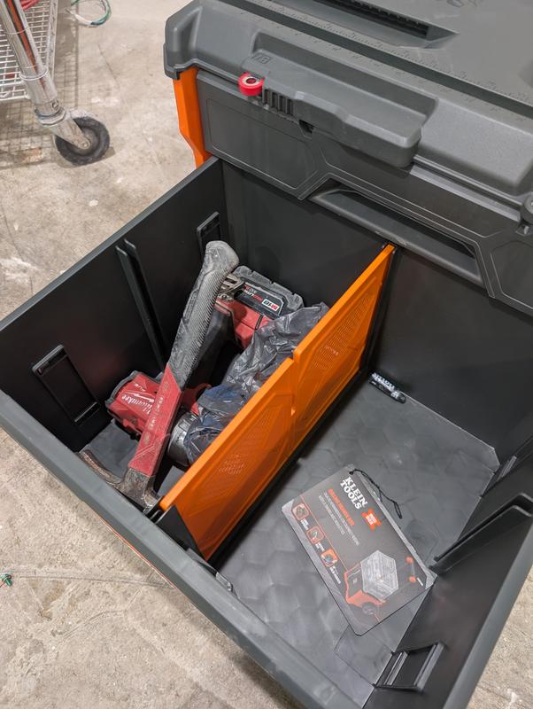 Klein Tools MODbox 23.5-in W x 16.5-in H x 22.3-in D 2-Drawer Orange ...