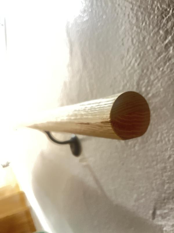 L.J. Smith Stair Systems 1.625-in x 96-in Brown Unfinished Wood Oak ...