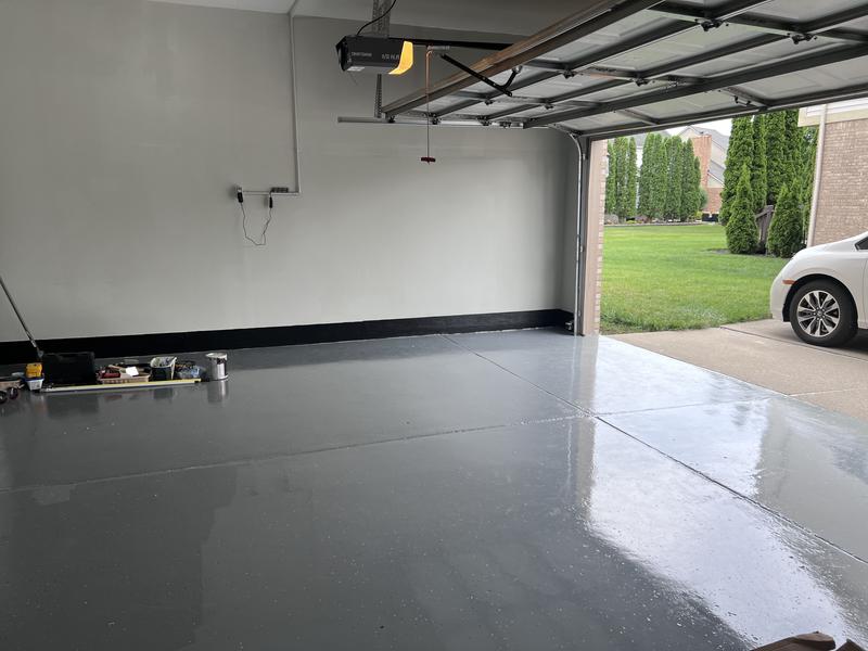 CRAFTSMAN Epoxy 100% Solids MVB 2-part Light Grey High-gloss Concrete ...