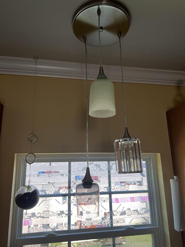 Artscape Silver Fern 24-in x 36-in Silver Fern Stained Glass Applique ...