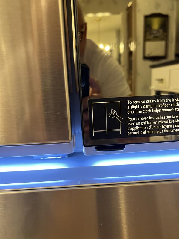 LG Counter-depth MAX Mirror InstaView 4 Types of Ice 25.5-cu ft Smart ...