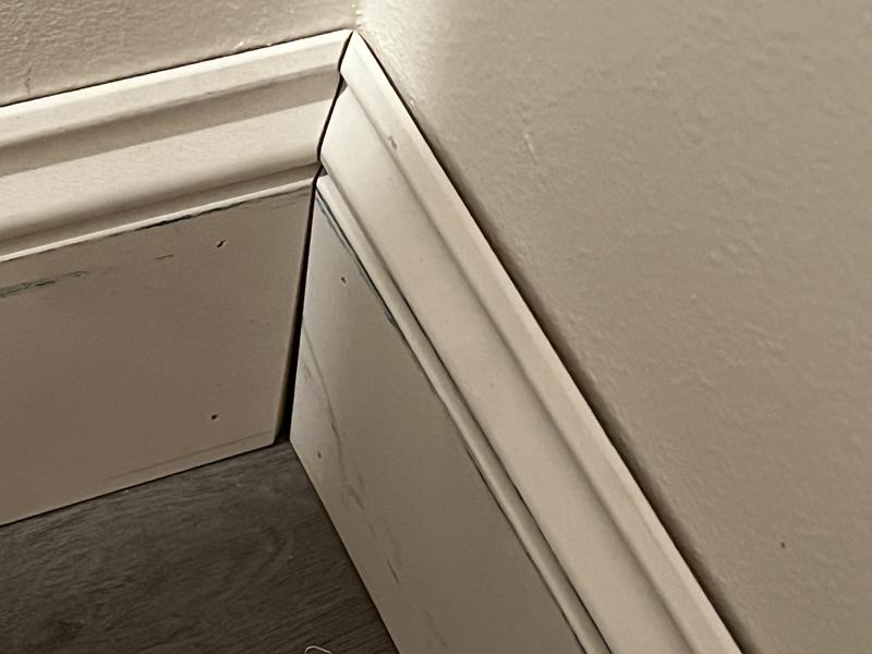 RELIABILT 1/2-in x 5-1/4-in x 12-ft Colonial Primed MDF 163E Baseboard ...