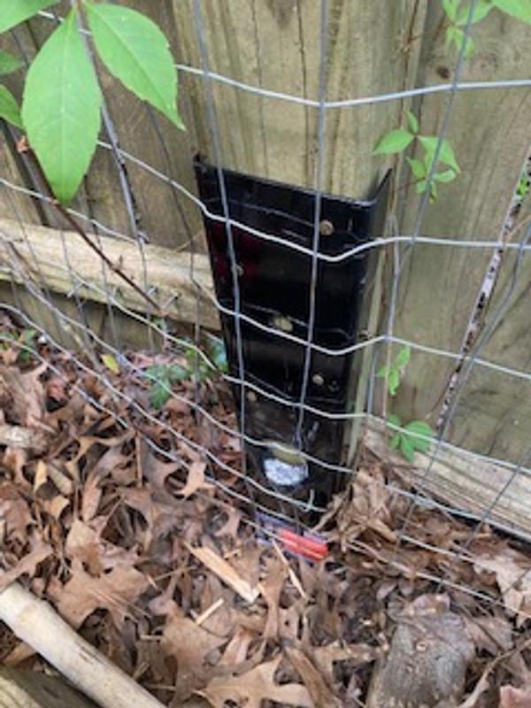 Simpson Strong-Tie E-Z Mender 28-in x 28-in Powder Coating, Black Steel ...