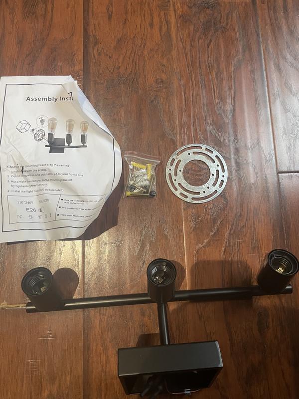 YANSUN 1-Light 7.48-in Chrome LED Semi mount light L-WL005 at Lowes.com