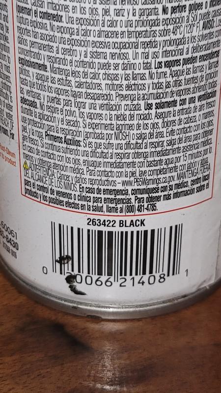 Rust-Oleum Matte Black Spray Paint (NET WT. 12-oz) 263422 at Lowes.com