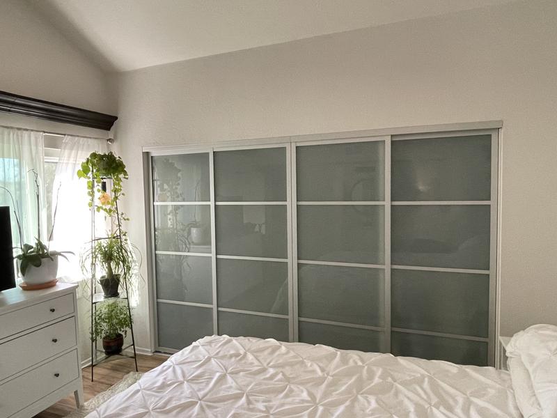 RELIABILT 72-in x 96-in White 4-panel Prefinished Aluminum 9800 Boston ...