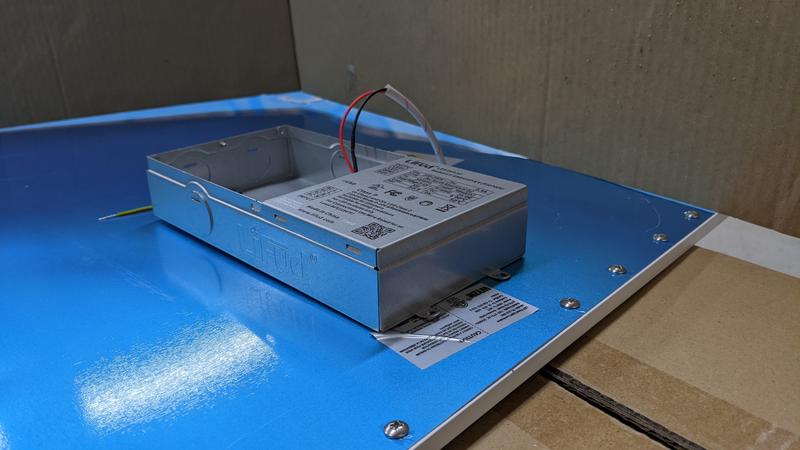 WYZM 10-Pack 2-ft x 2-ft Adjustable Daylight LED Panel Light 2X2-10P-B ...