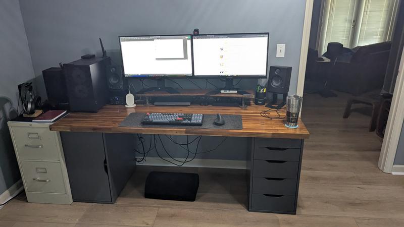 Sparrow Peak Unfinished 4-ft x 30-in x 1.5-in Natural Acacia Wood ...