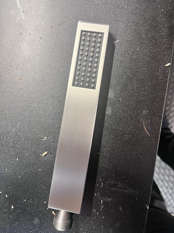 GRANDJOY ClassicRain Matte Black 10-in Built-In Shower Faucet System ...