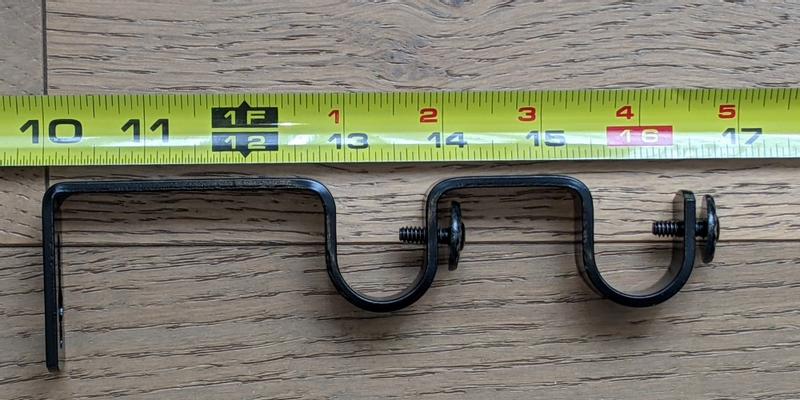 Hart & Harlow 13/16-in Powell 28-in to 48-in Cocoa Steel Double ...