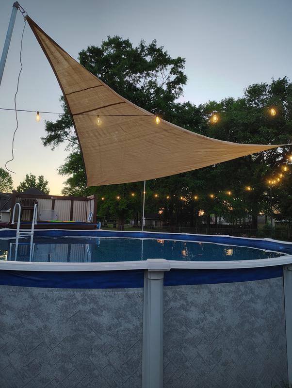 Sun-Ray SunRay 8-ft x 10-ft Sand Shade Sail with Fasteners 202004 at ...