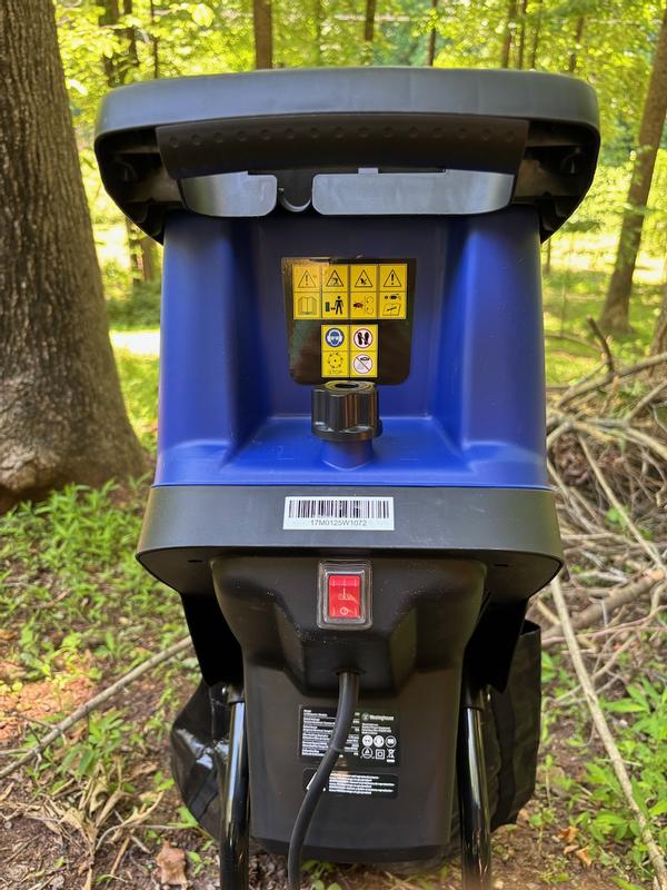 Westinghouse 1.7 Inch Capacity Shredder Chipper 15 -Amp Steel Electric ...