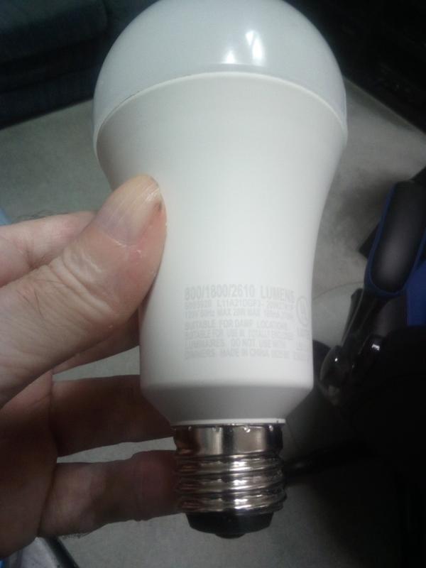 Utilitech 3-way 150 -Watt EQ A21 Soft white Medium screw base E26 LED ...