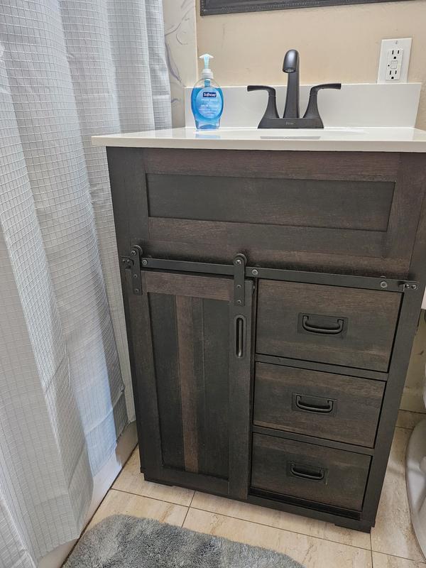 Style Selections Morriston 30-in Distressed Java Undermount Single Sink ...