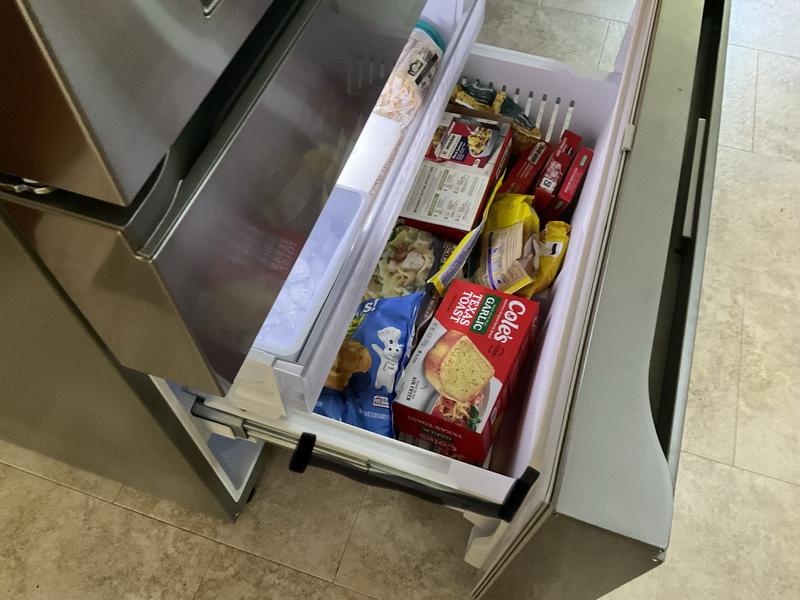 LG Counter-Depth 24.5-cu ft 4 -Door 36-in Wide with Dual Ice Maker ...