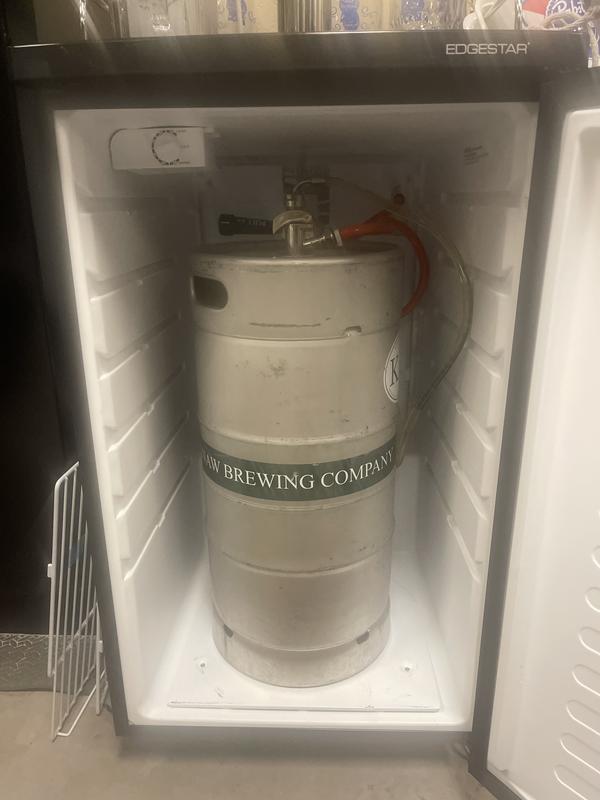 EdgeStar Single Tap Half-barrel Keg Stainless Steel Manual Freestanding ...
