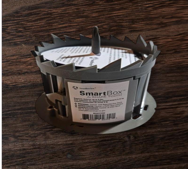 Southwire Smart box 1-Gang Polycarbonate New Work/Old Work Round ...