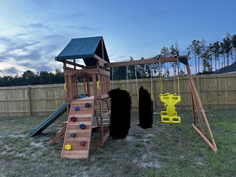 Creative Cedar Designs Sky View Wooden Playset Residential Wood Playset ...