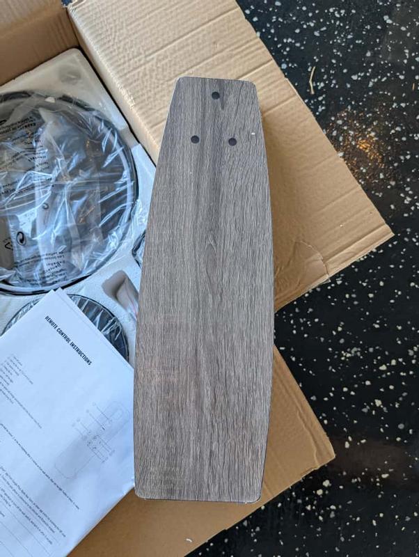 SILJOY 52-in Rustic FlushMount Cage Ceiling Fan with Walnut or Black ...