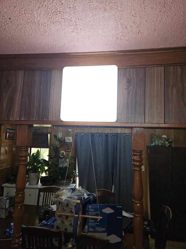 Utilitech 12.3-in White Indoor 1 -Light LED Tunable White Flush Mount ...