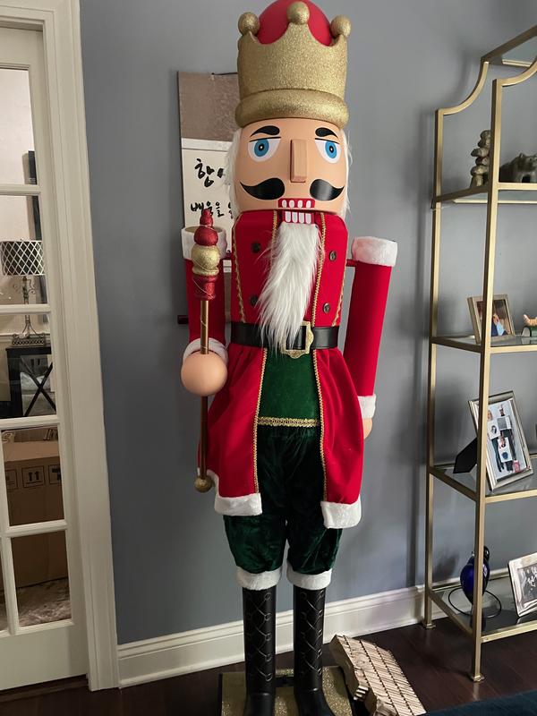 Holiday Living 7-ft Bluetooth Nutcracker Animatronic 93116 at Lowes.com