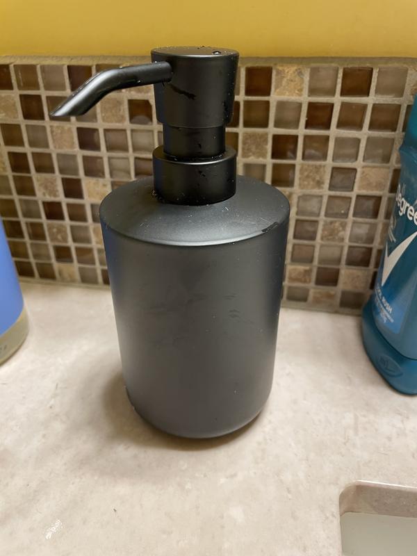 allen + roth Clear 12-oz Capacity Freestanding Soap and Lotion ...