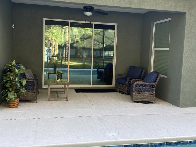 Shop allen + roth Pointer Ridge 4-Piece Patio Conversation Set with ...