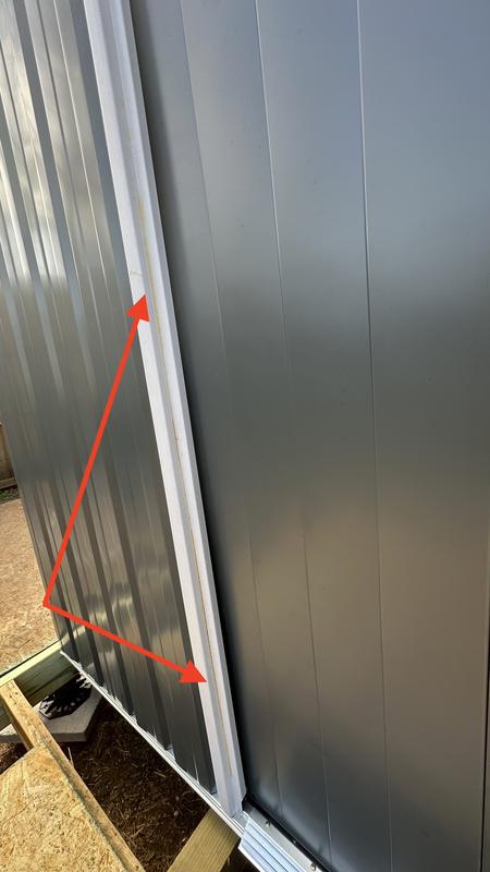 Shop Arrow Arrow 10-ft x 8-ft Highpoint Galvanized steel Metal Storage ...
