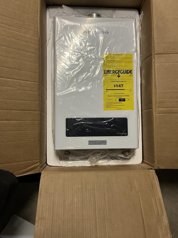 Mizudo Comfortech Classic Natural Gas 100,000 BTU Tankless Water Heater ...