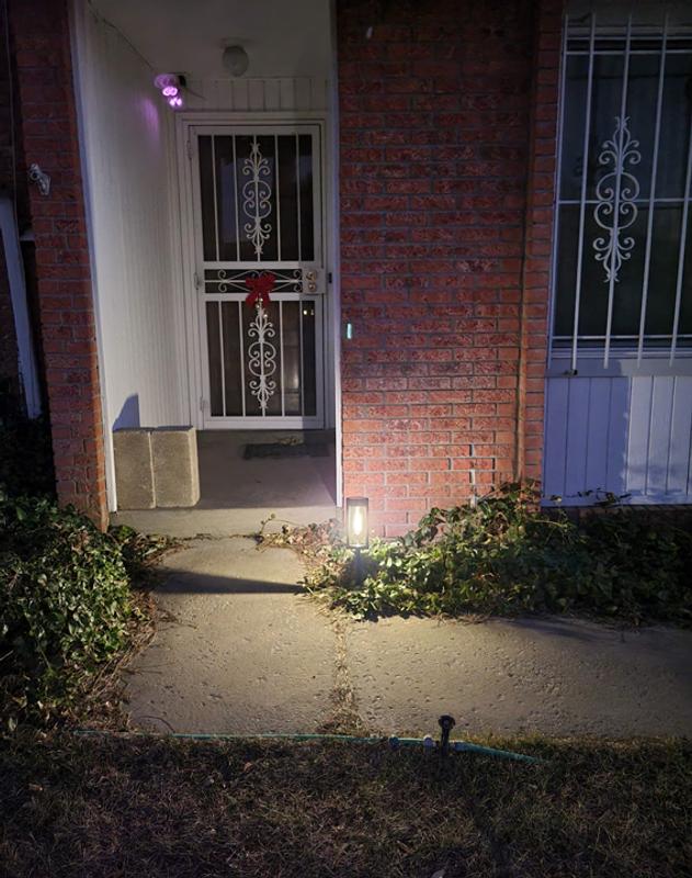 Harbor Breeze 2-Pack Round Bollard 15-Lumen 1.5-Watt Black Solar LED Outdoor Path Light (3500 K ...