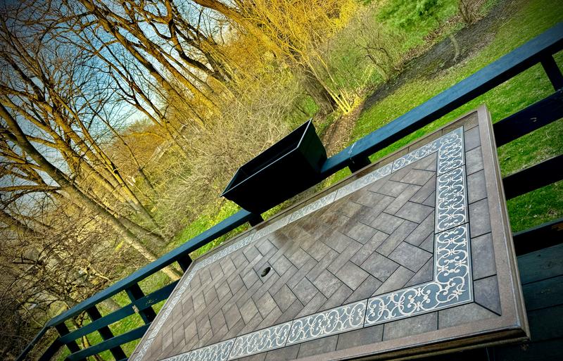 Style Selections Rectangle 23.78-in W x 11.93-in L Black Recycled ...